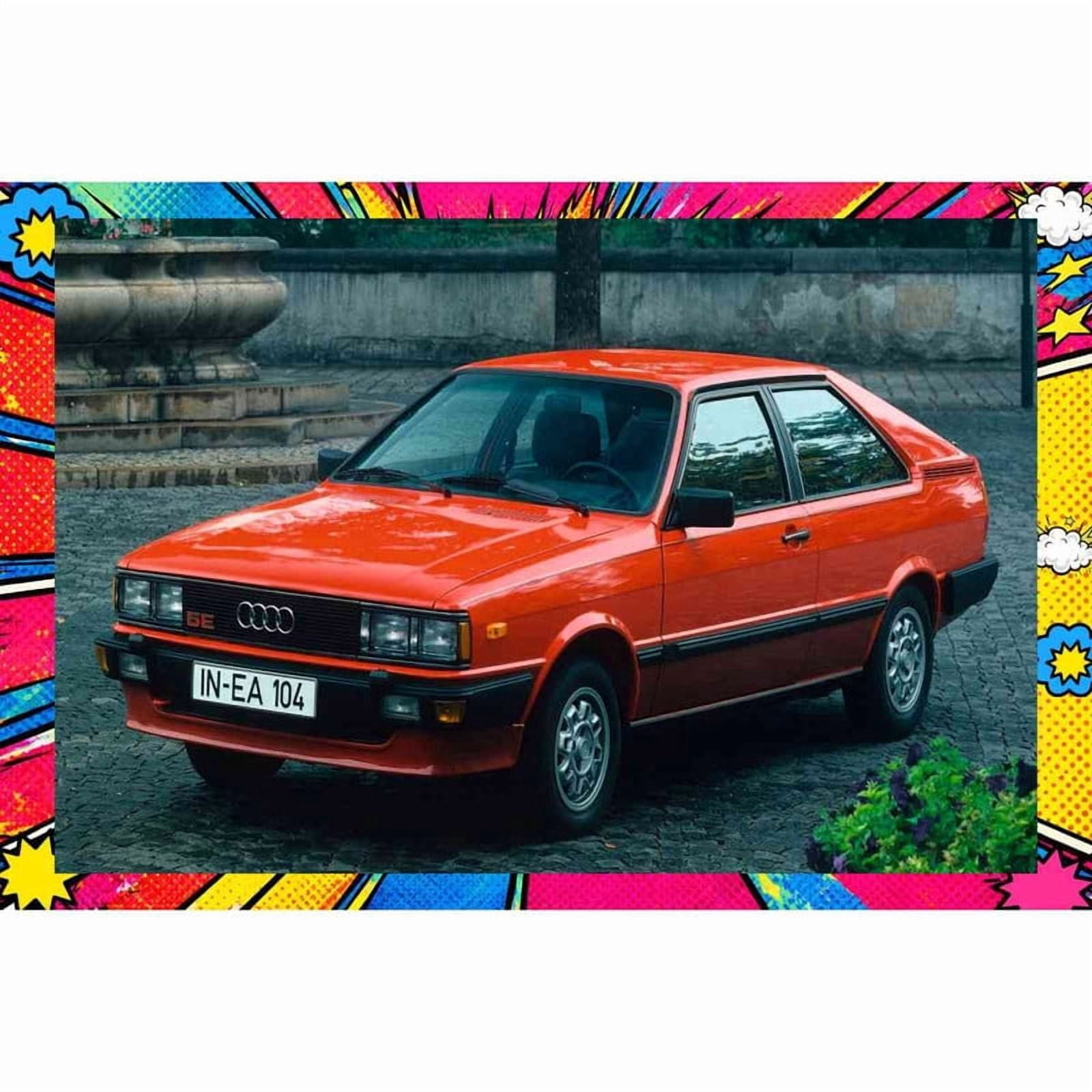 1980 Audi Coupe - Pop Art Edition | 24x36 Inch Glossy Laminated Poster ...