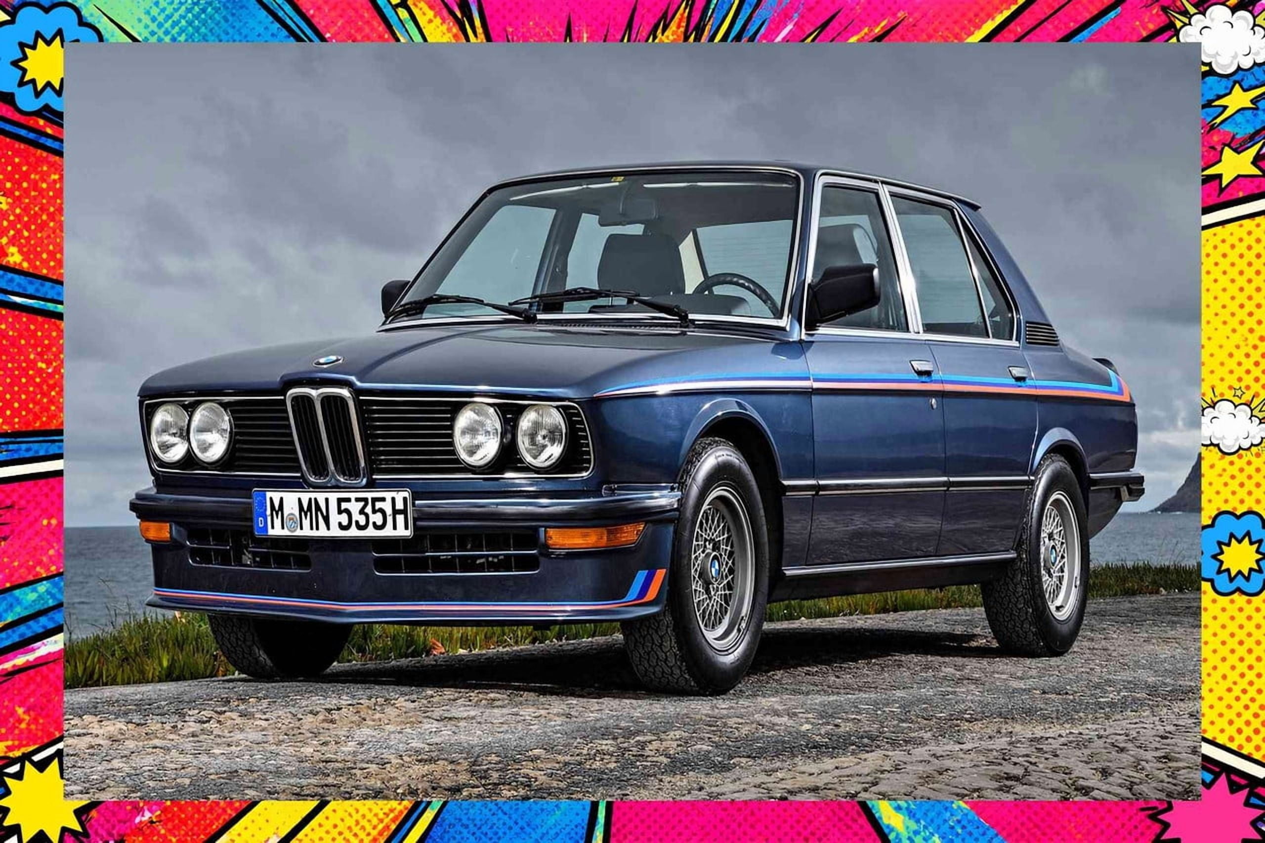 1980 BMW M535i - Pop Art Edition | 24x36 Inch Laminated Poster ...