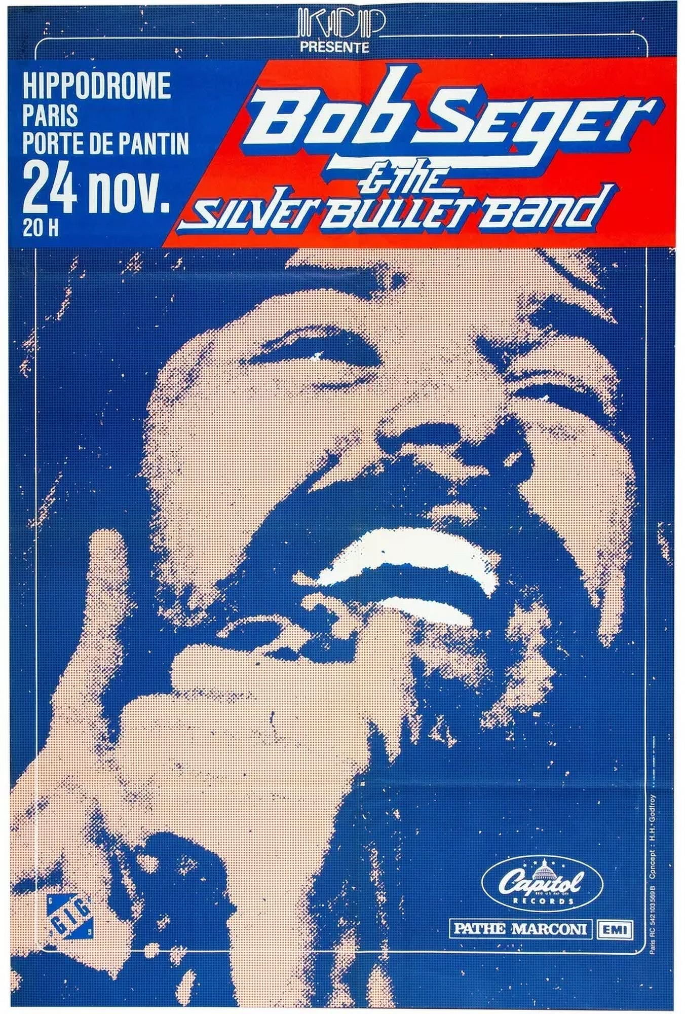 1980 BOB SEGER CONCERT POSTER WALL ART PRINT ES 11 x 17 Inch Poster ...