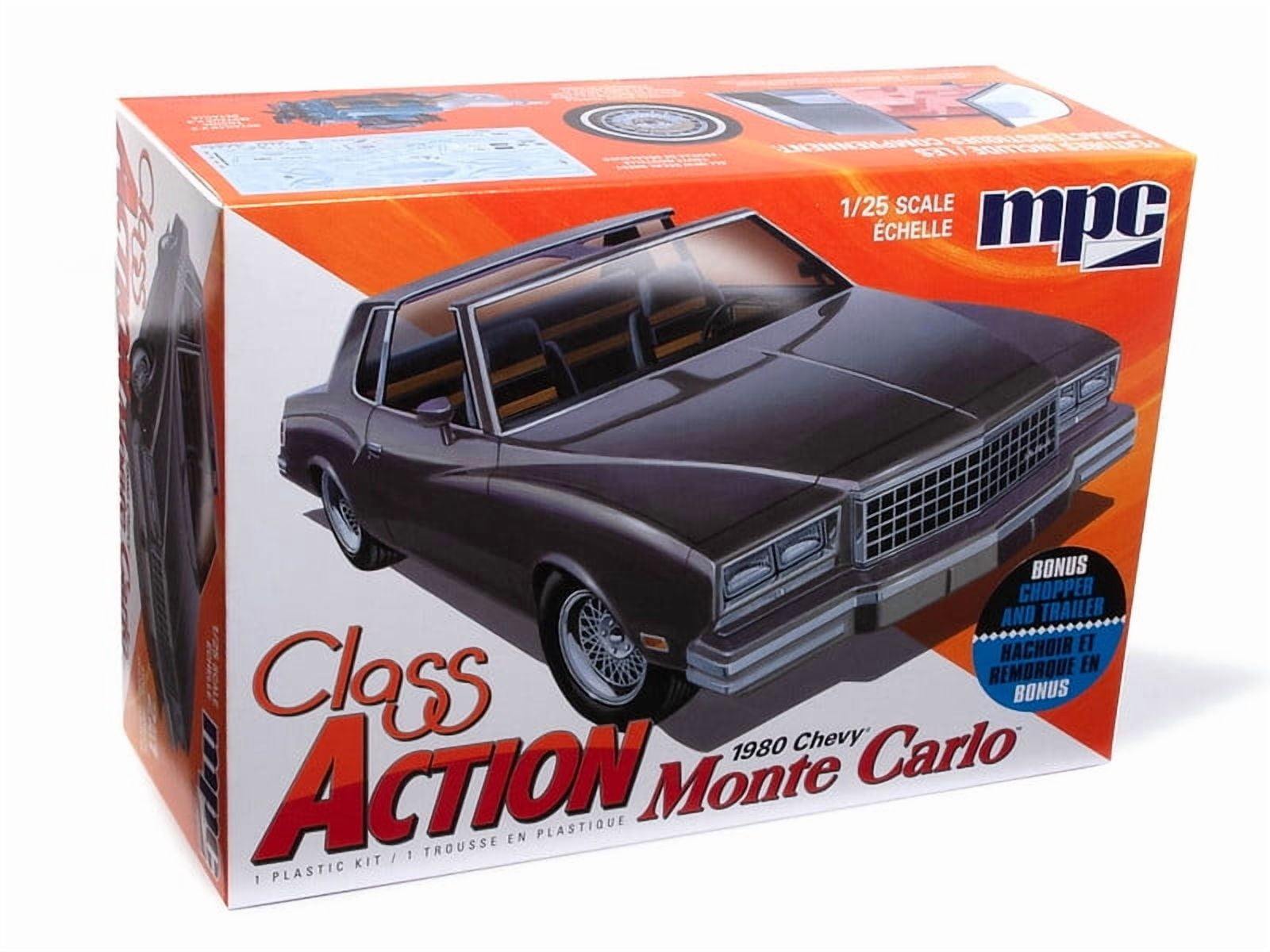 MPC 1980 Chevy Monte Carlo Model Kit, Class Action 2T 1/25 Skill 2 ...