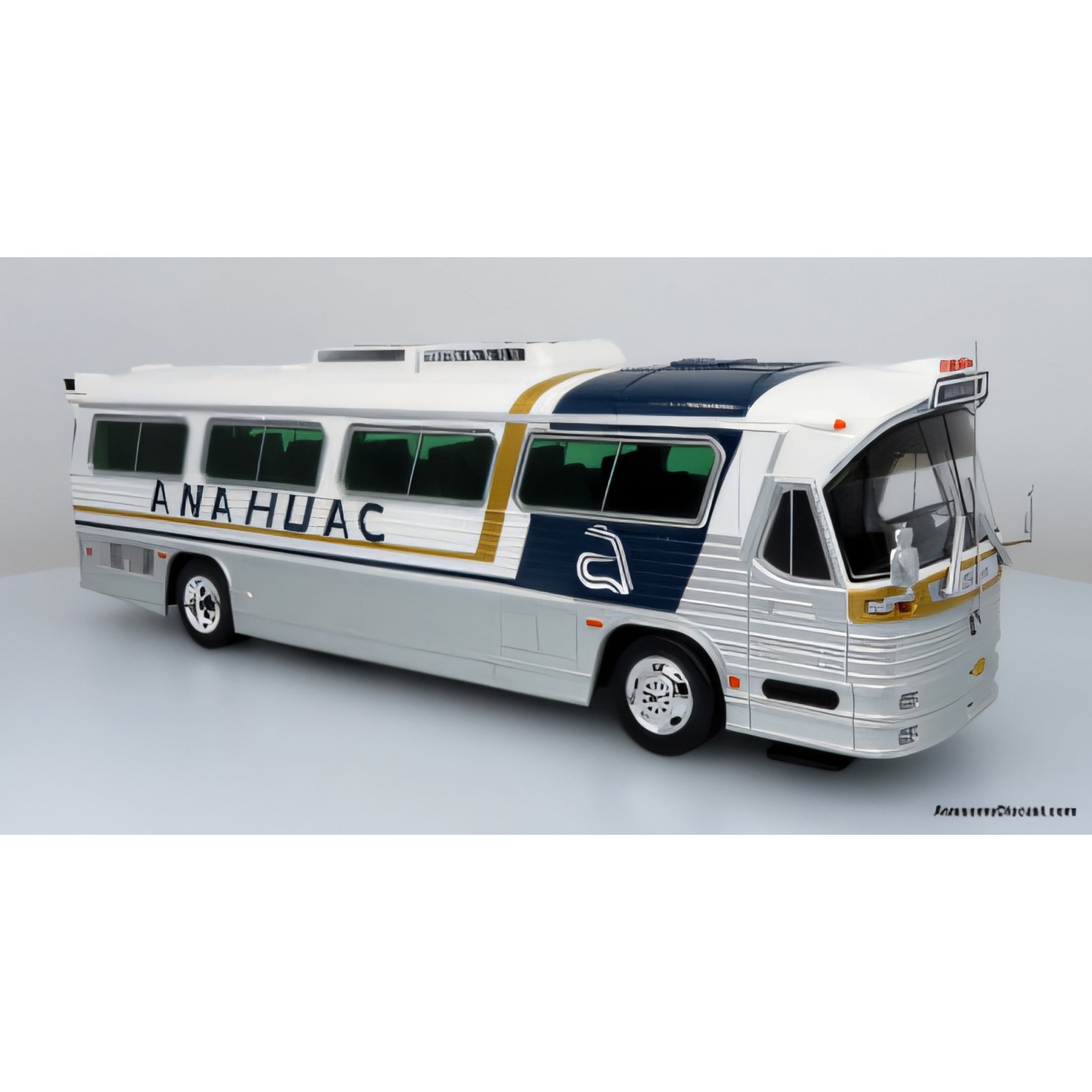 1980 Dina Olimpico Coach - Anahuac - 1:43 Diecast Bus Model by Iconic ...