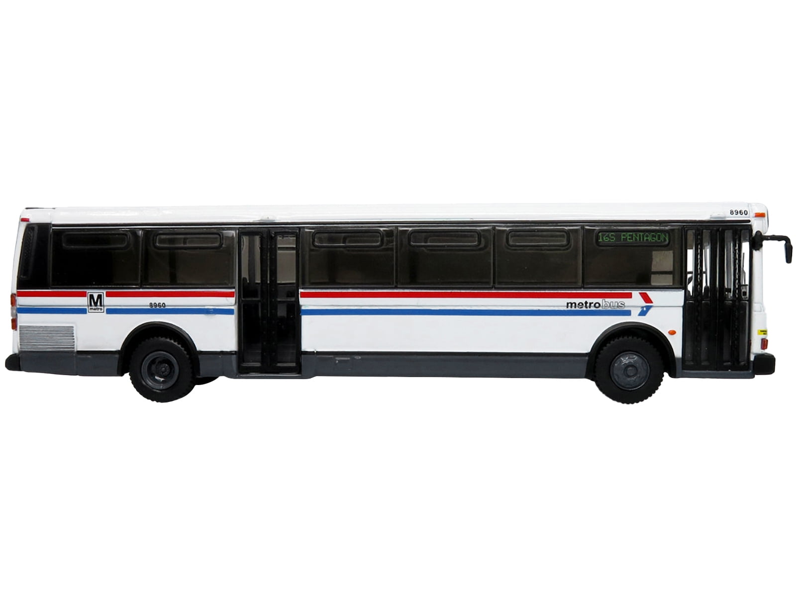 1980 Grumman 870 Advanced Design Transit Bus Plain White "Vintage Bus ...