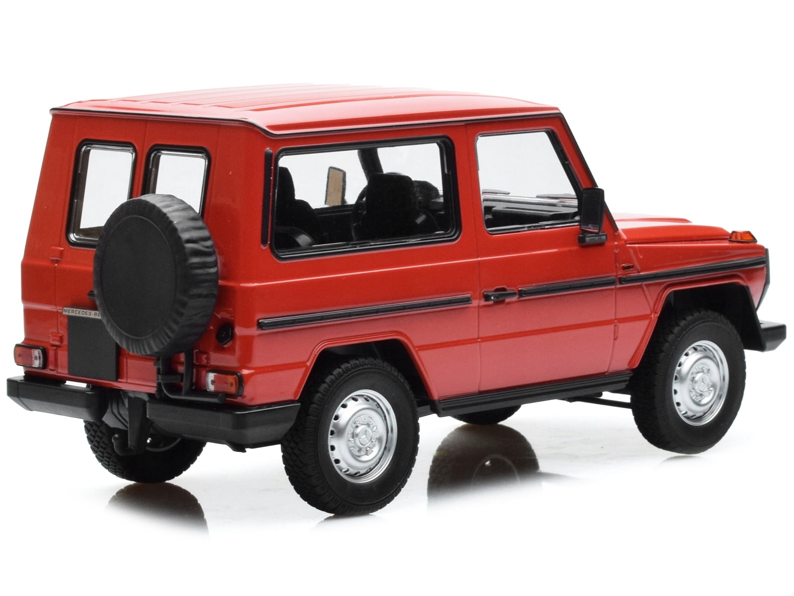 Diecast 1980 Mercedes-Benz G-Model (SWB) Red with Black Stripes Limited ...