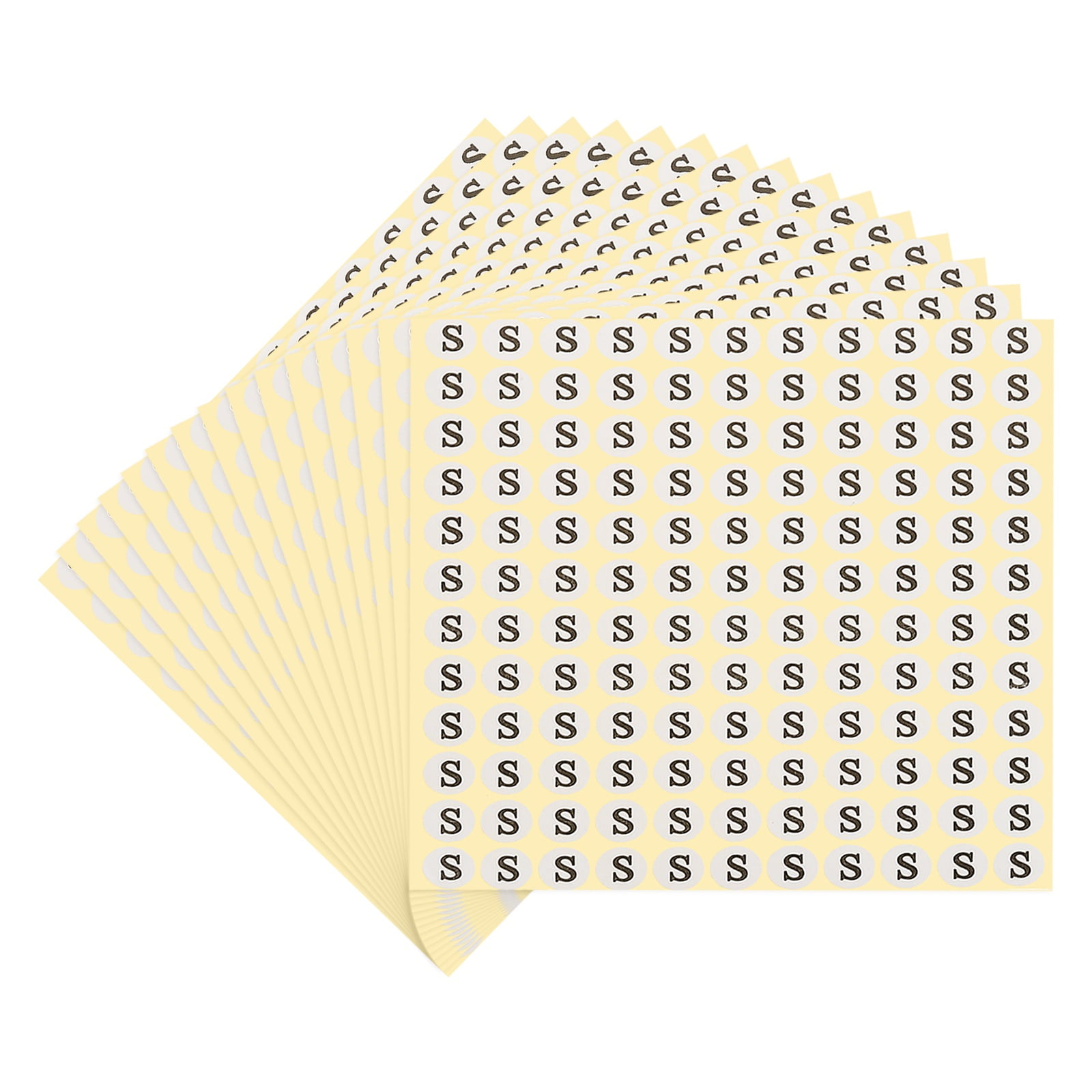 Uxcell Clothing Size Stickers Stickers Clothing Round Self-Adhesive ...