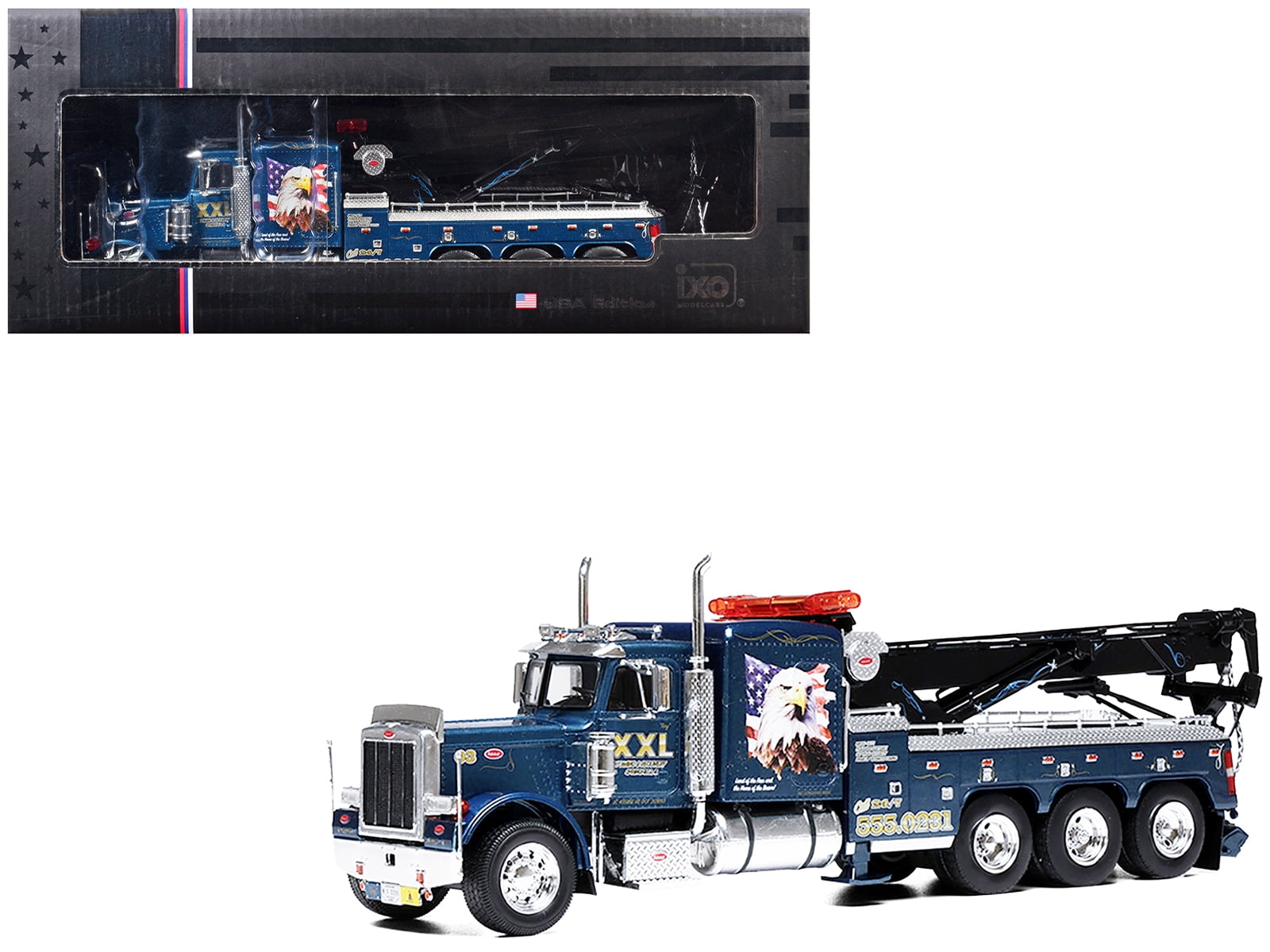 1980 Peterbilt 359 Wrecker Tow Truck "XXL Towing and Recovery" Blue ...