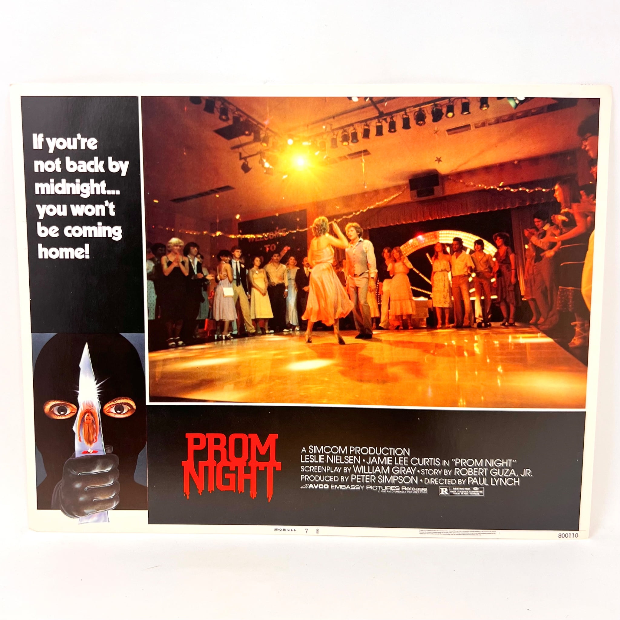 1980 Prom Night Original Movie Lobby Card No.7 - Walmart.com