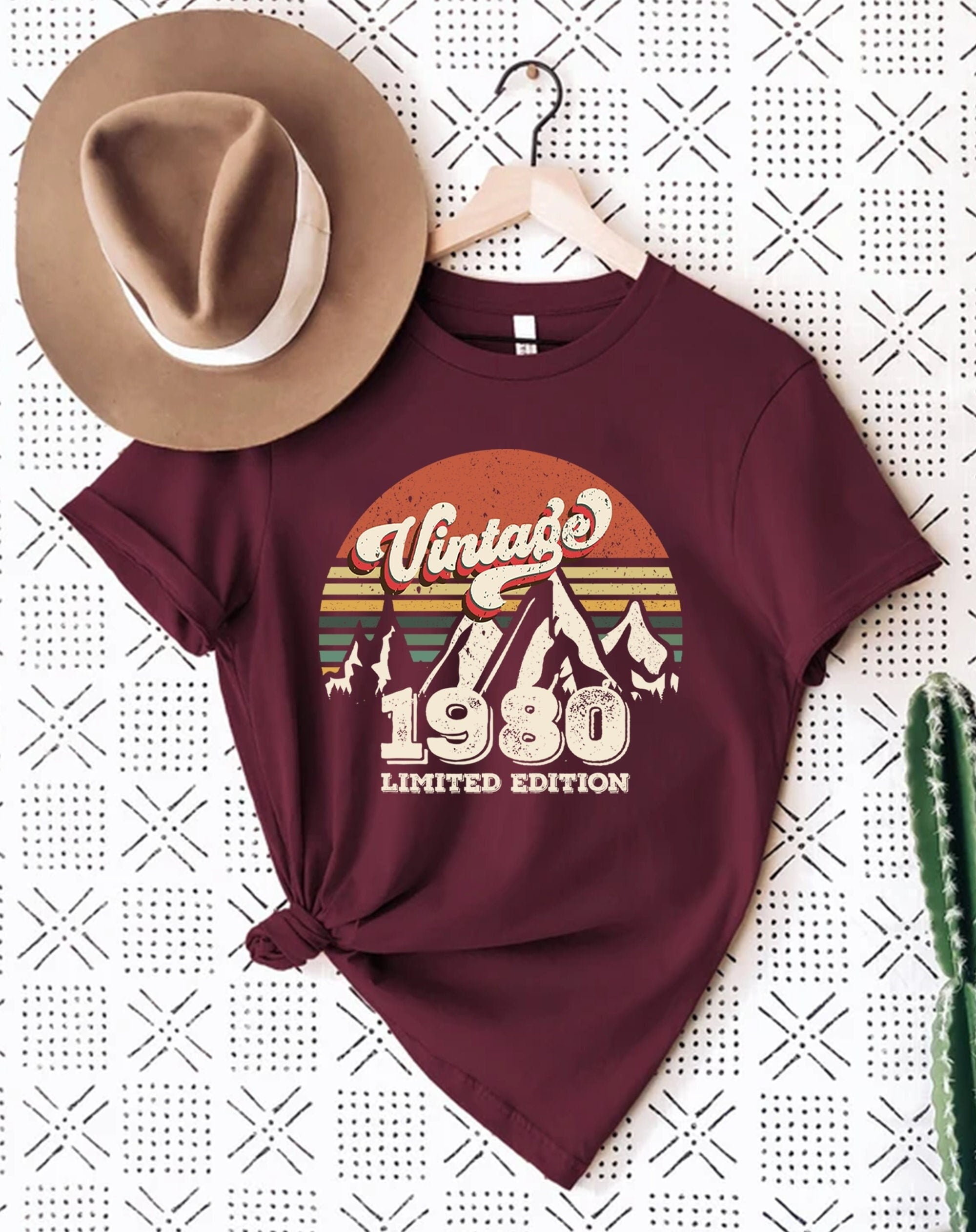 1980 Shirt, 1980 Shirt, 44th Birthday Shirt, 44th Birthday Gift, 44th ...