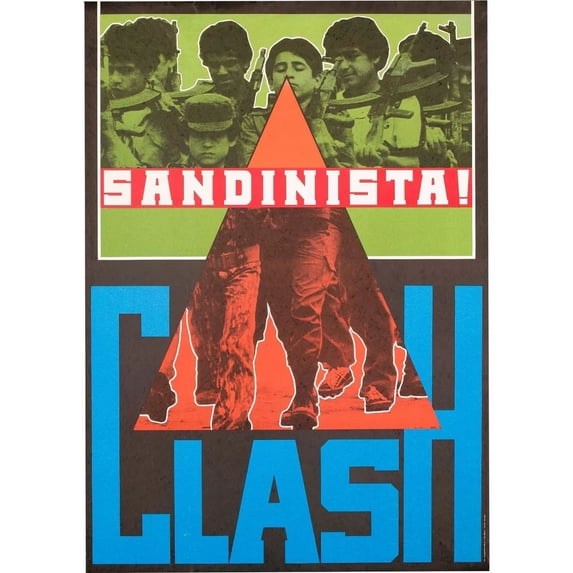 1980 THE CLASH POSTER WALL ART PRINT MUSIC STORE PROMO FOR SANDINISTRA ...