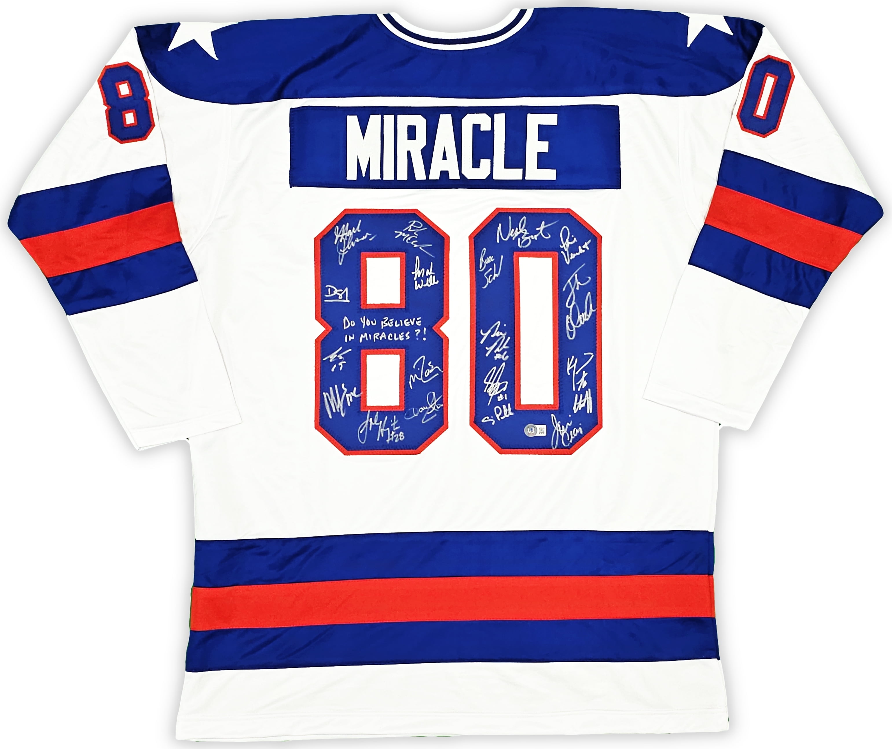 1980 USA Olympics Hockey Miracle On Ice Team Signed Autographed White ...