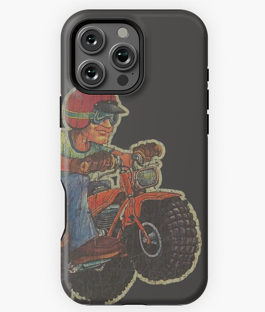 1980s 3 Wheelin' ATV Retro Off Road Phone Case for iPhone 16 15 14 13 ...