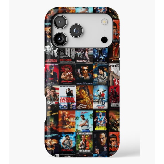 1980s Action Movie Classics M2540, Protective Case for iPhone 17 16 15 ...