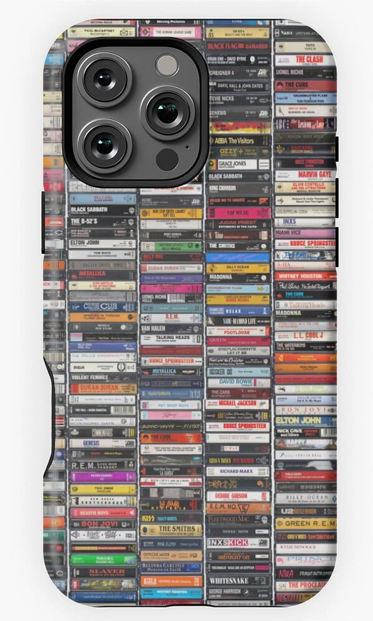 1980s Greatest Albums Music Print Phone Case for iPhone 17 16 15 14 13 ...