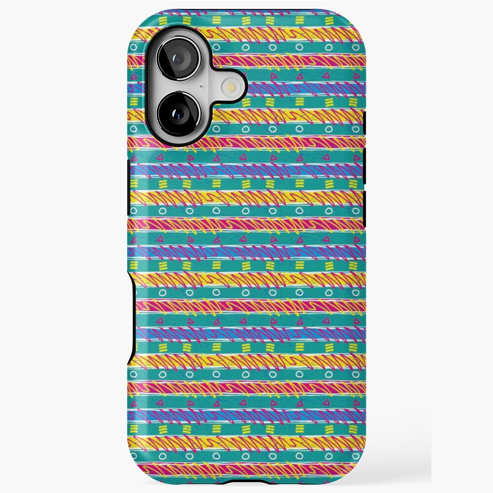 1980s Retro Theme Classic Nostalgia Phone Case with iPhone 11 to 17 Pro ...