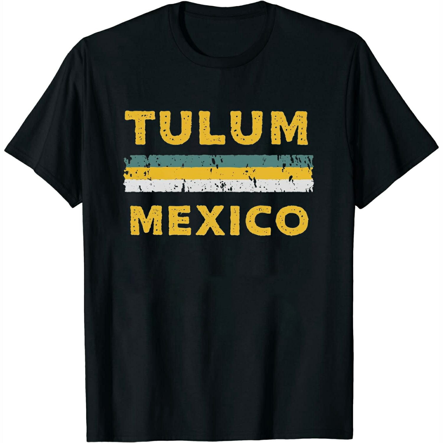 1980s Style Tulum Mexico Birthday Gifts Shirts Black - Walmart.com