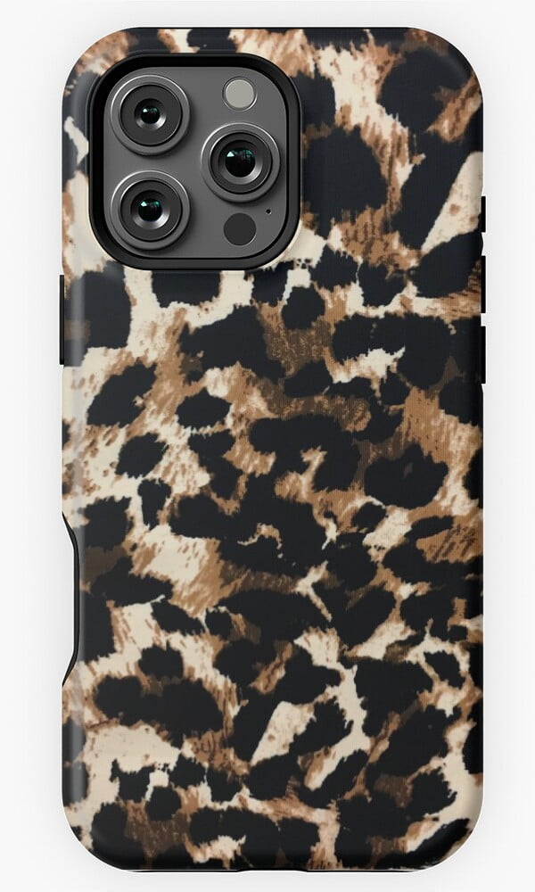 1980s Tribal Leopard Print Phone Case for iPhone 16 15 14 13 12 11 Pro ...