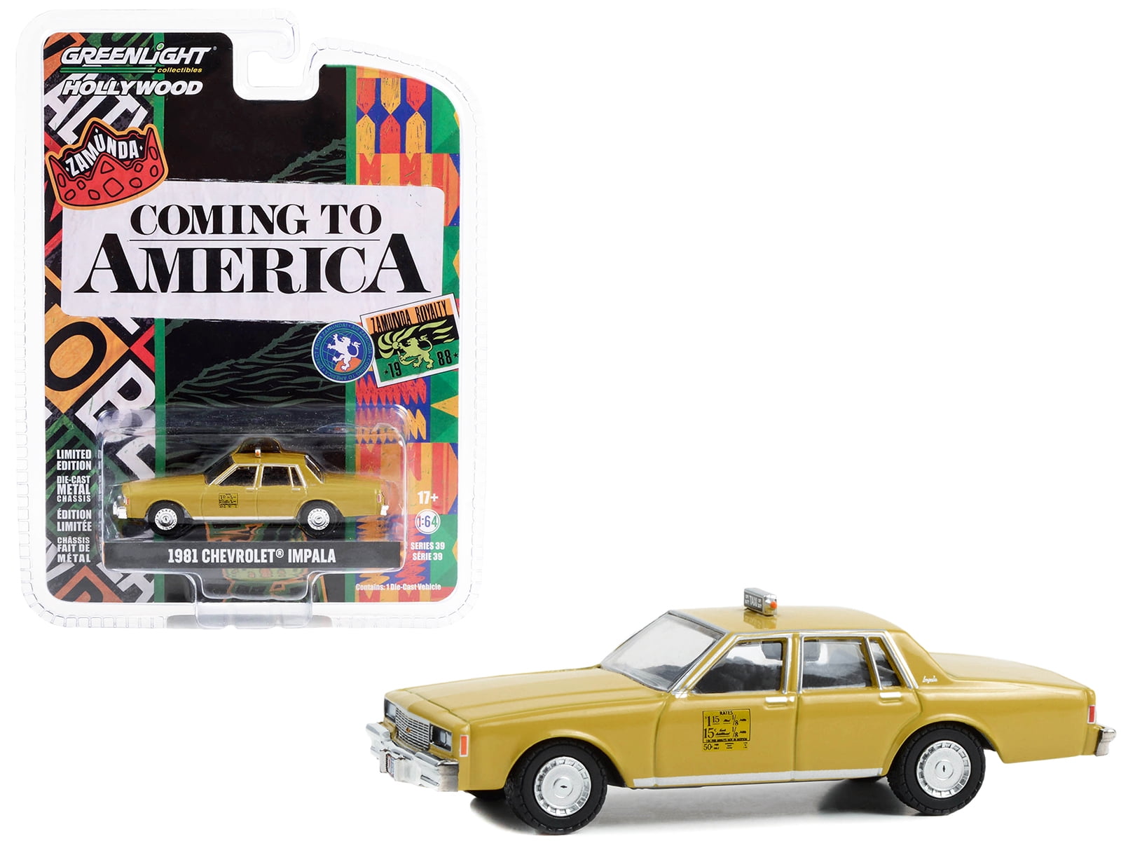 1981 Chevrolet Impala Taxi Yellow "Coming to America" (1988) Movie ...