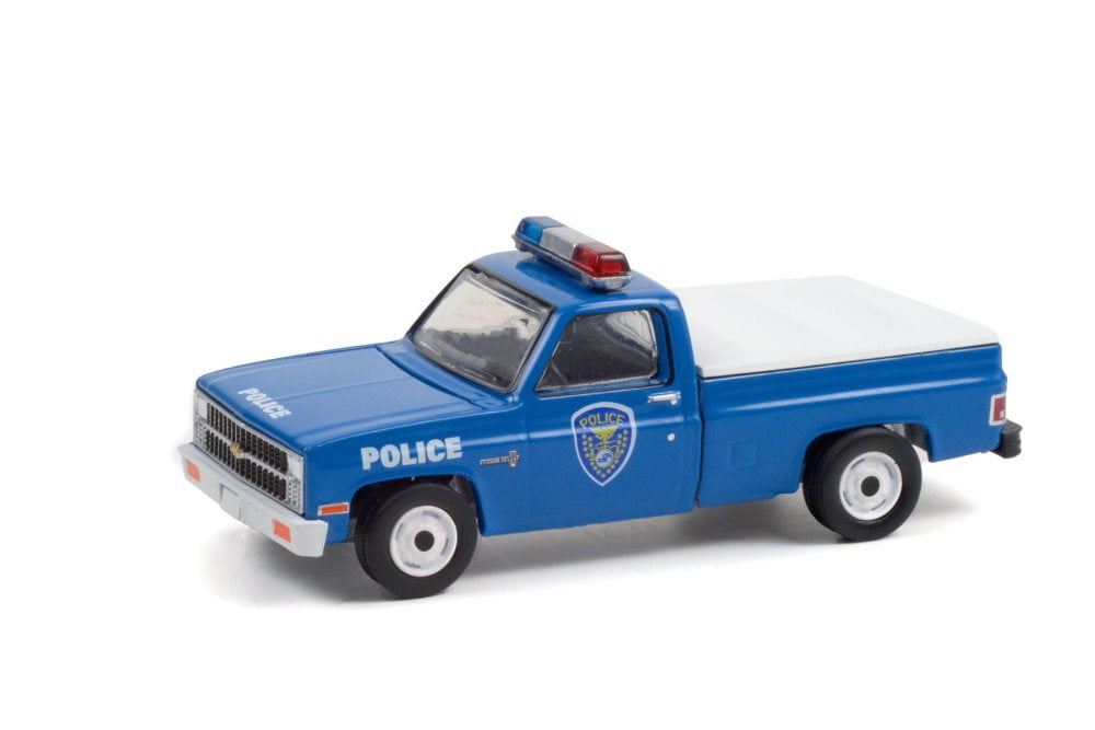1981 Chevy C-10 Custom Deluxe, Blue/White - Greenlight 30278 - 1/64 ...