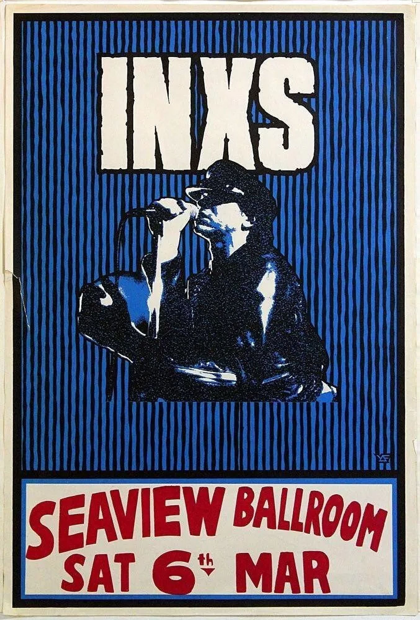 1981 INXS Concert Poster Wall Art Print 16 x 24 Inch Poster - Walmart.com