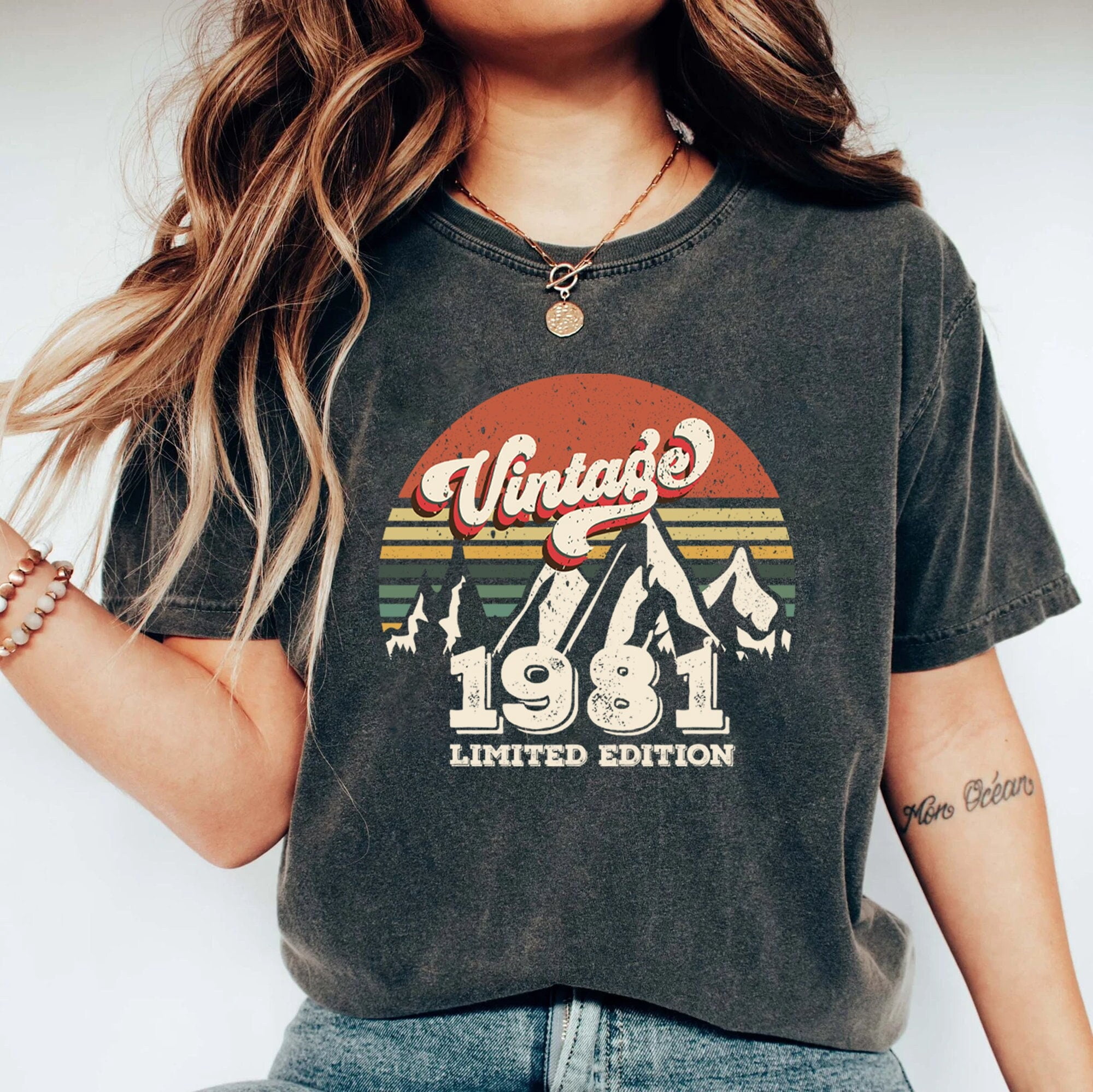1981 Retro Shirt, 1981 Shirt, 42nd Birthday, 42nd Birthday Gift, 42nd ...