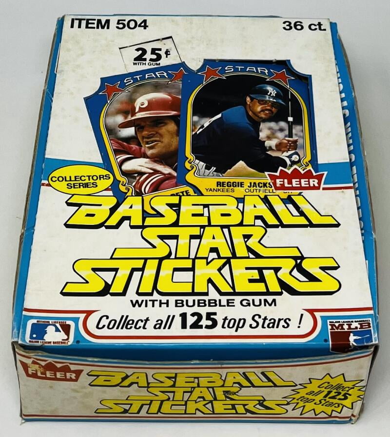 1981 Topps Star Stickers Baseball Unsealed Box - Walmart.com