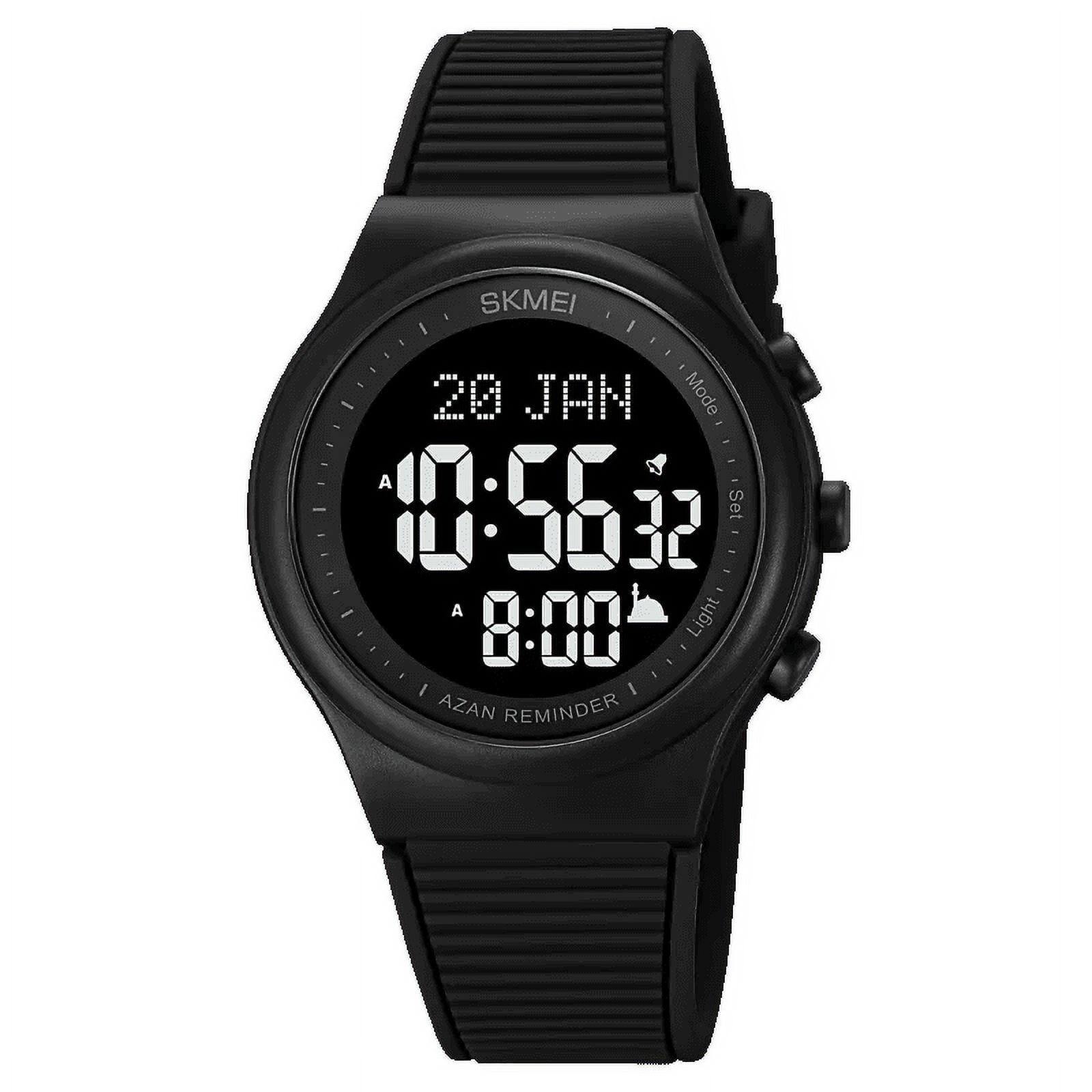 1981 Watch for Prayer with Qibla Compass Adhan Alarm Hijri Islamic ...