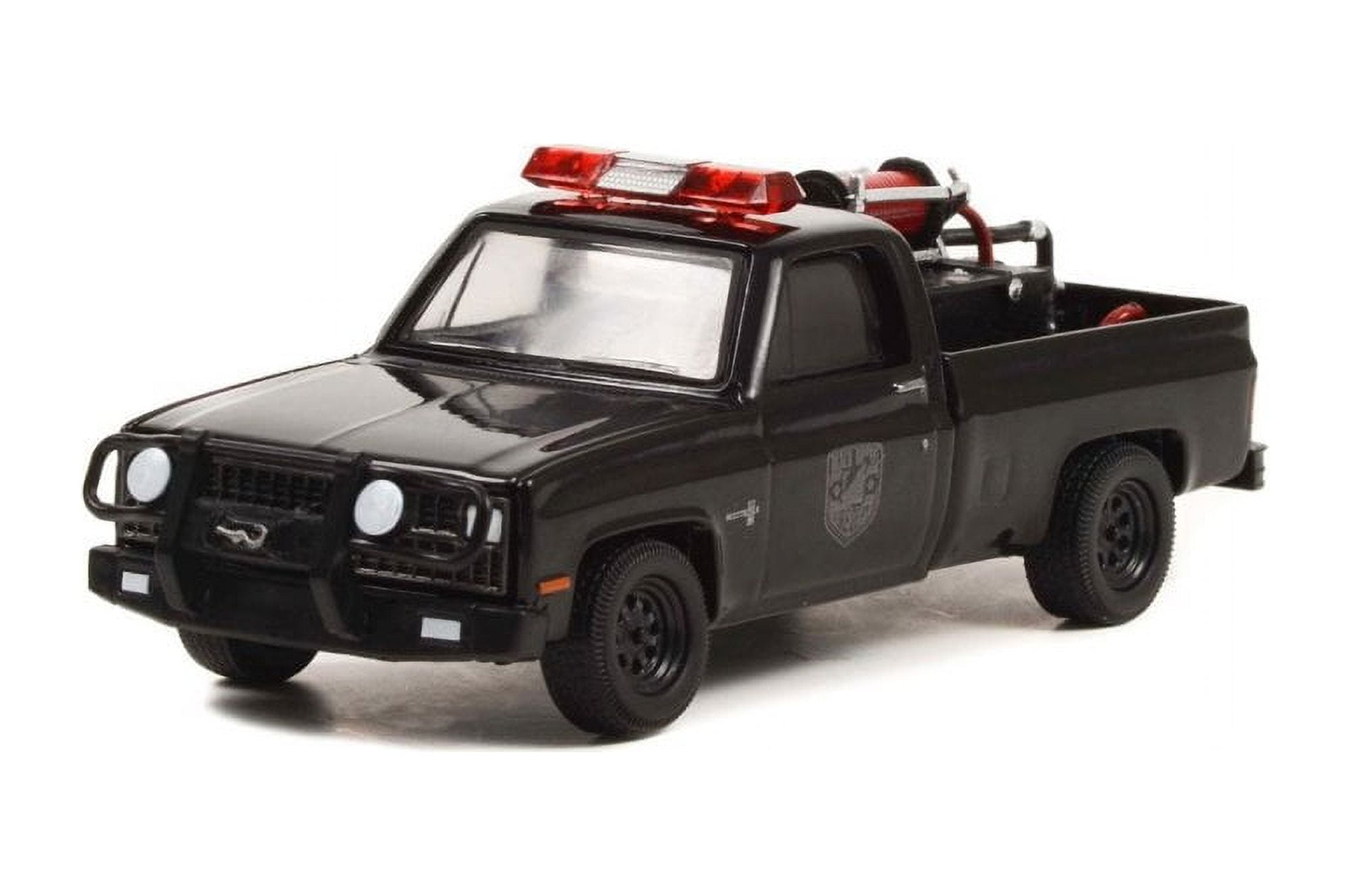 1982 Chevy K20 w/ Fire Equipment, Hose and Tank, Black - Greenlight ...