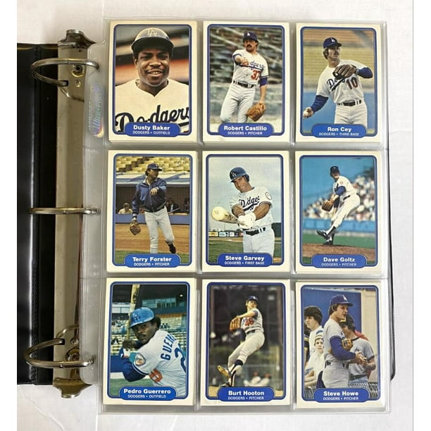 1982 Fleer Baseball Hand Collated Binder Set 1-660 - Walmart Business ...