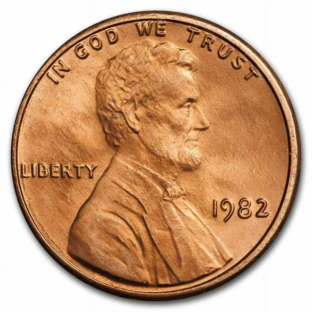 1982 Lincoln Cent BU (Zinc, Large Date) - Walmart.com