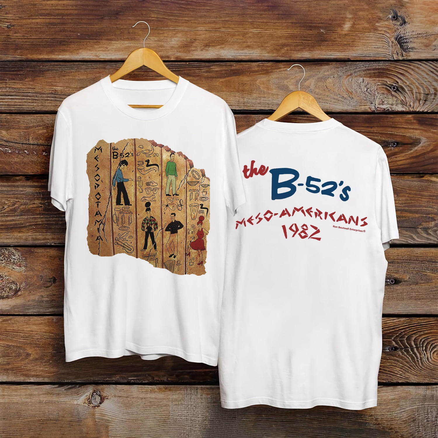 1982 The B-52's Vintage Tour Band T-Shirt, 80s 1980s B52s T-Shirt - Walmart.com