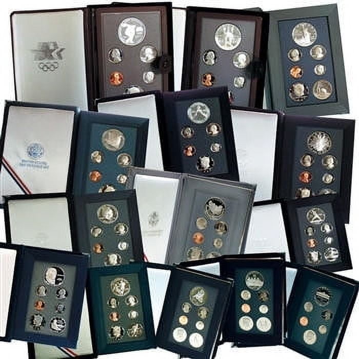 1983-1997 Prestige Proof Sets - 14 Sets in OGP - Walmart.com
