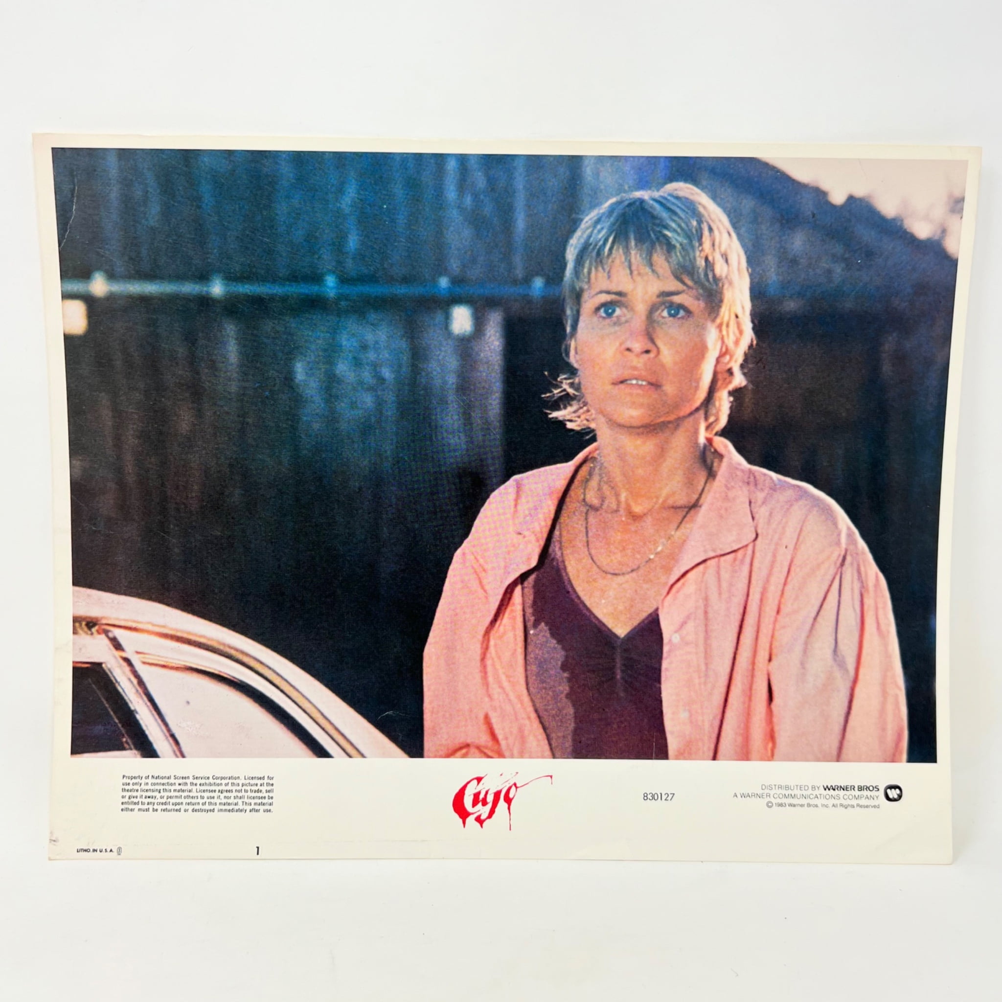 1983 Cujo Lobby Card Movie Poster No.1 - Walmart.com