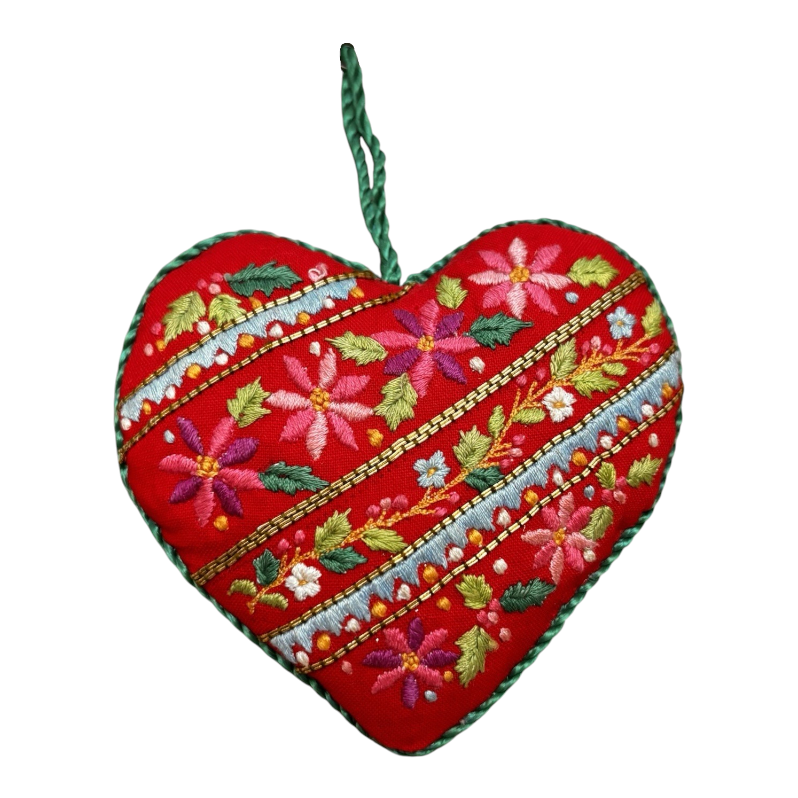 1983 Embroidered Heart (Heart) Hallmark Keepsake Christmas Tree ...