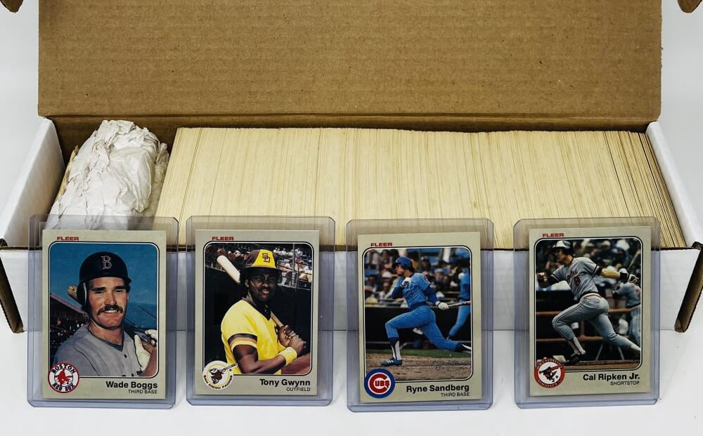 1983 Fleer Baseball Hand Collated Set 1-660 Boggs Gwynn Sandberg Rookie ...