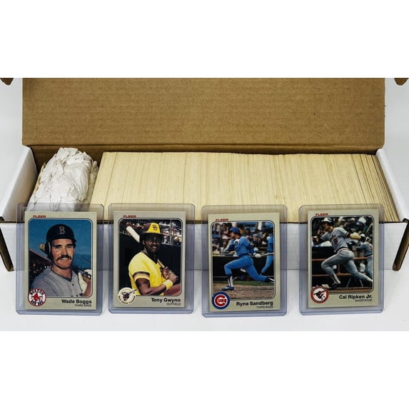1983 Fleer Baseball Hand Collated Set 1-660 Boggs Gwynn Sandberg Rookie ...