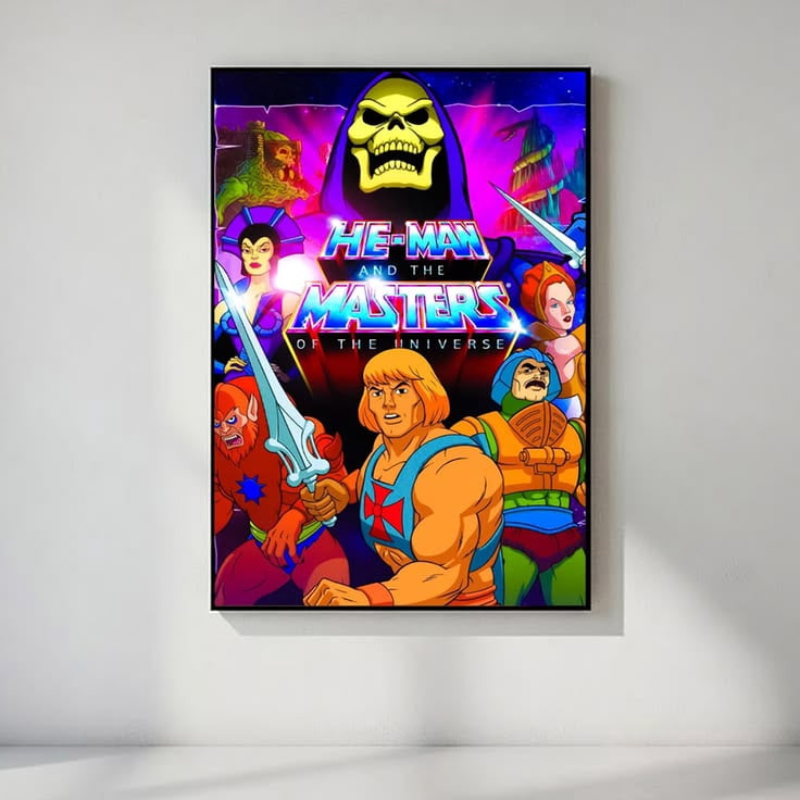 1983 He Man And The Masters Of The Universe Movie Poster Prince Adam ...