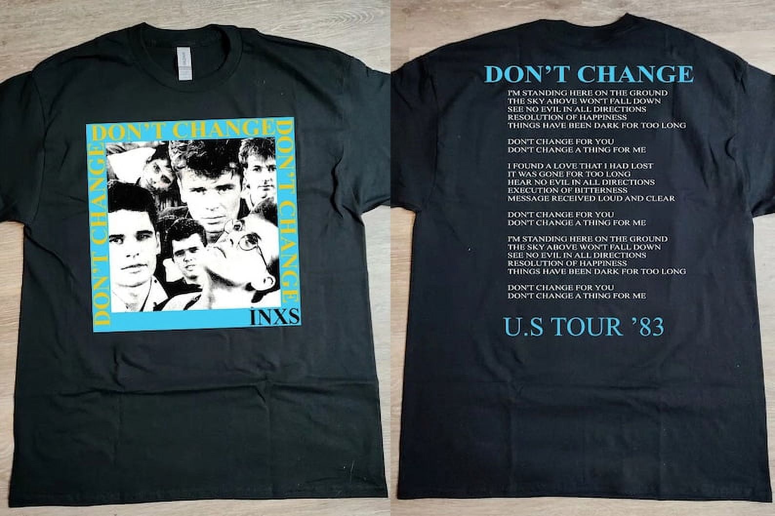 1983 INXS Donâ€™t Change US Tour T-Shirt, Inxs Don't Change Tour Shirt ...