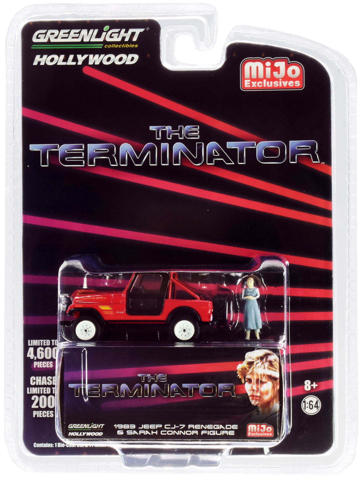 1983 Jeep CJ-7 Renegade Red w/ Sarah Connor Figure "The Terminator ...