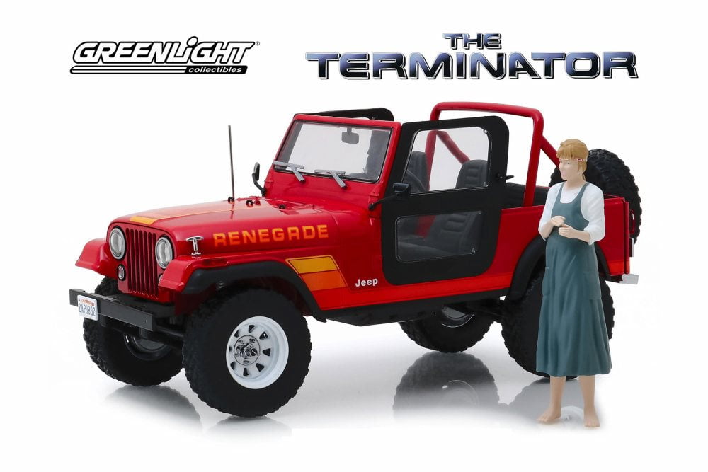 1983 Jeep CJ-7 Renegade "The Terminator' - Greenlight 19060 - 1/18 ...