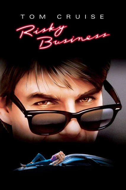 1983 Risky Business Movie Poster Tom Cruise Joel Rebecca De Mornay ...