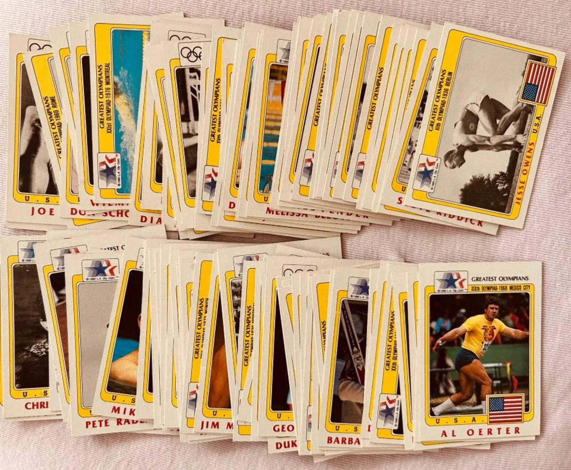 1983 Topps Greatest Olympians near set Jim Craig Joe Frazier Jesse ...