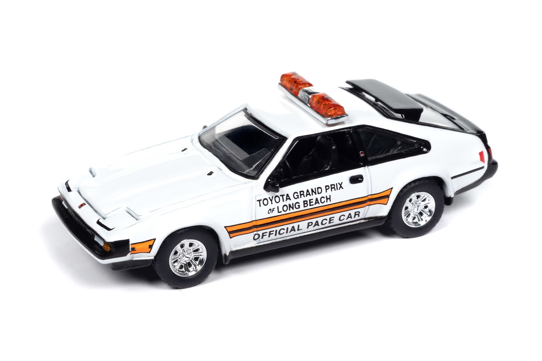 1983 Toyota Celica Supra, White w/Orange Stripe - Auto World AW64442 ...