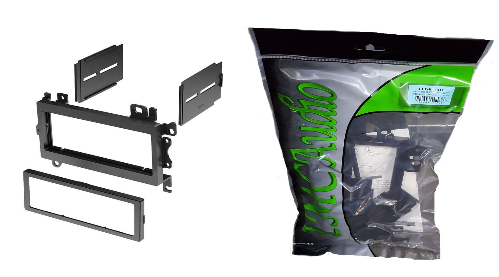 1984-2000 Dodge Caravan Dash Kit for Single Din Radio Installation ...