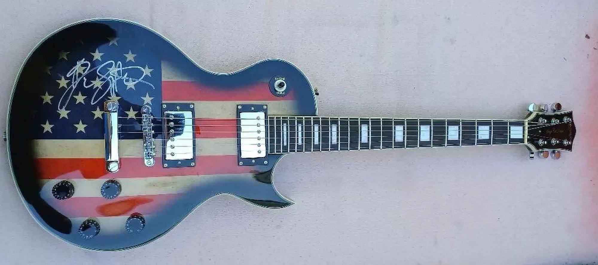 1984 Bruce Springsteen Poster Wall Art Print his American Flag Guitar ...