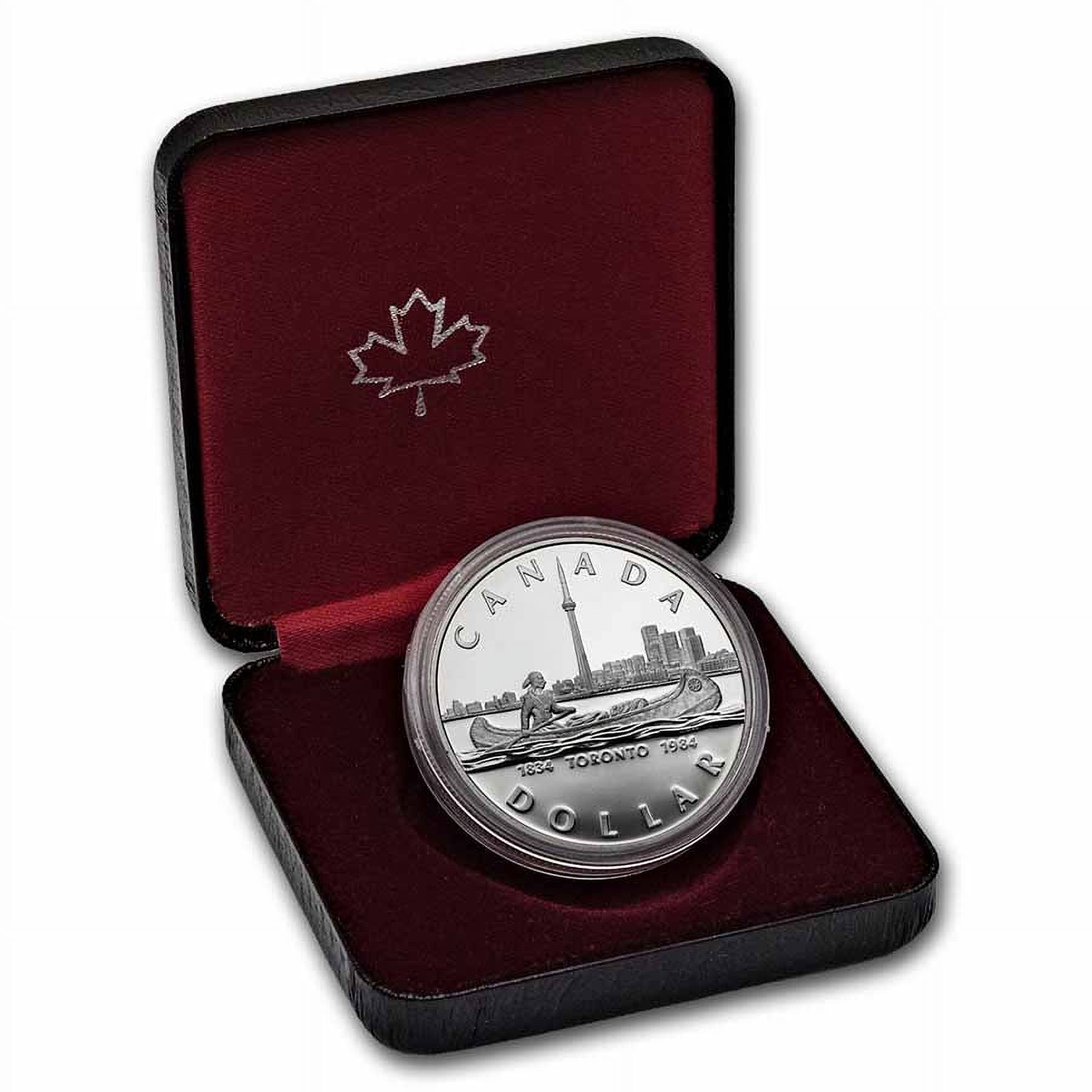 1984 Canada Silver Dollar Proof (Toronto Sesquicentennial w/OGP ...