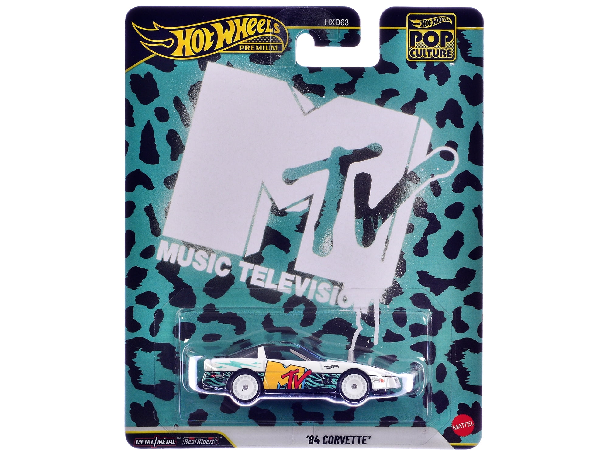 1984 Chevrolet Corvette "MTV" White with Stripes and Graphics "Pop ...