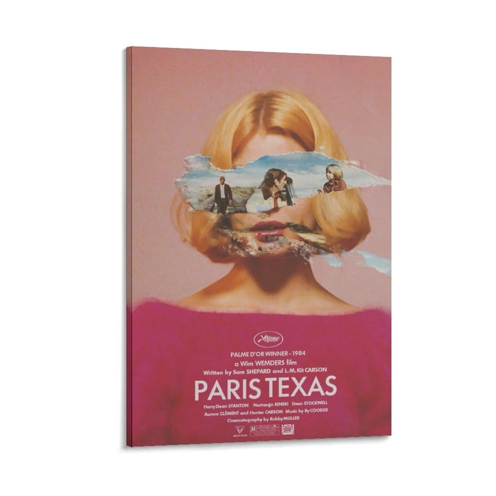 1984 Drama Movie Poster Paris, Texas Canvas Painting Poster Wall Art ...