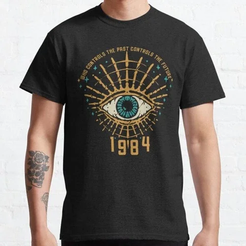 1984 George Orwell Control The Future Classic T-Shirt | eBay - Walmart.com