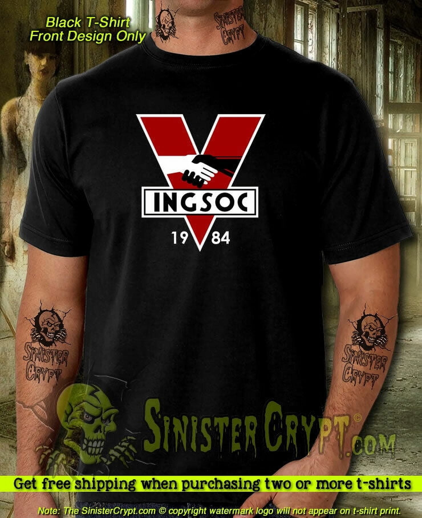 1984 Ingsoc Big Brother Orwellian t-shirt George Orwell denial of truth ...
