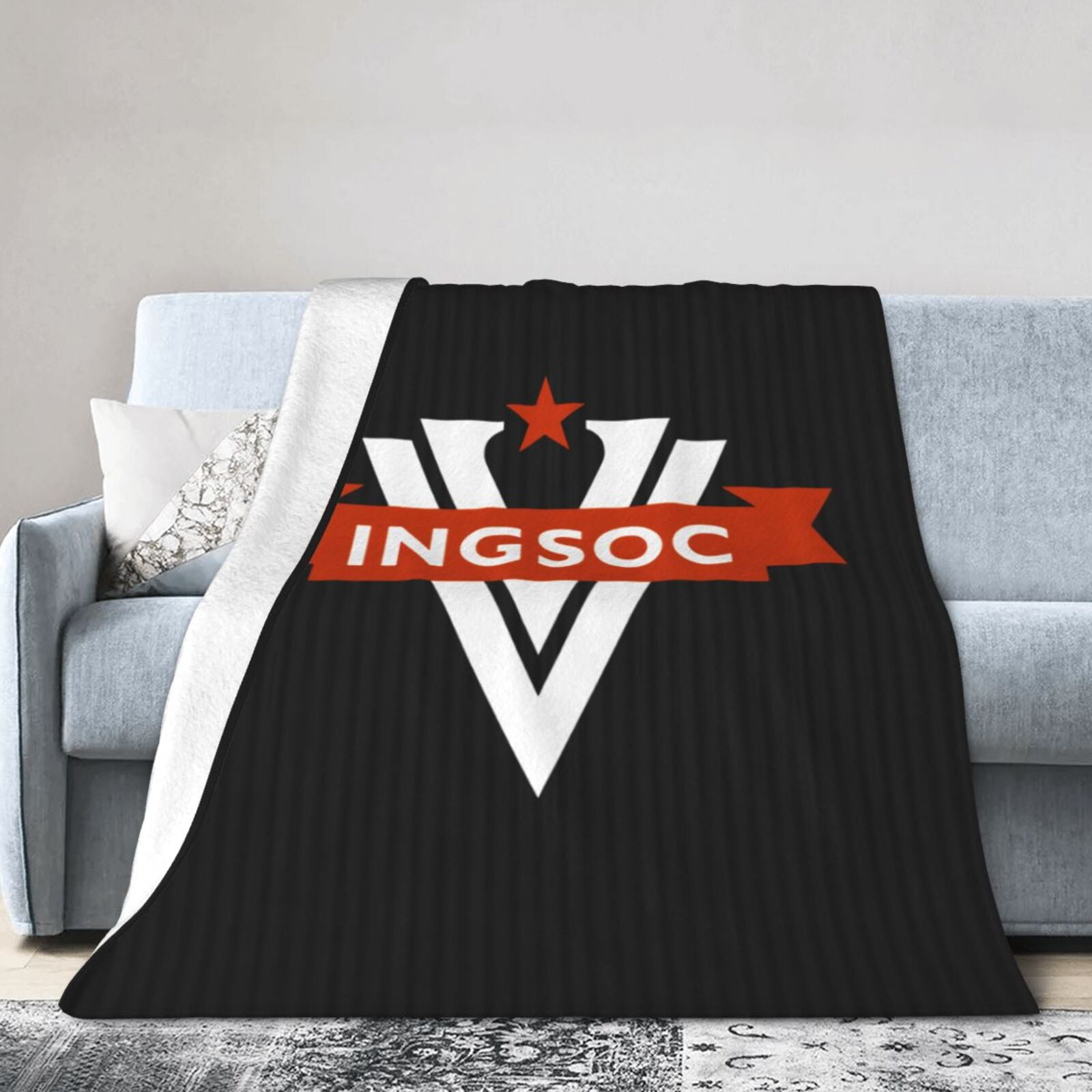 1984 Ingsoc Ultra-Soft Micro Fleece Blanket Multi-Size Flannel Blanket ...