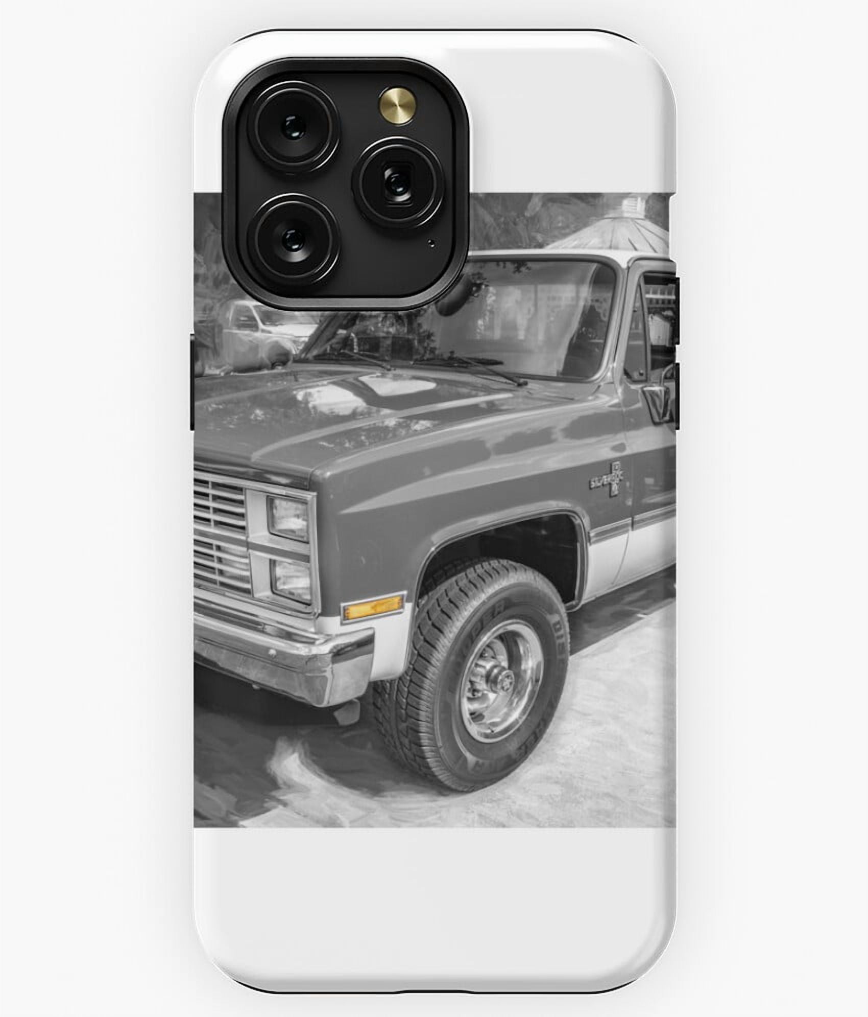 1984 Red Chevrolet C10 Silverado Pick Up Truck Art A4000 Phone Case for ...
